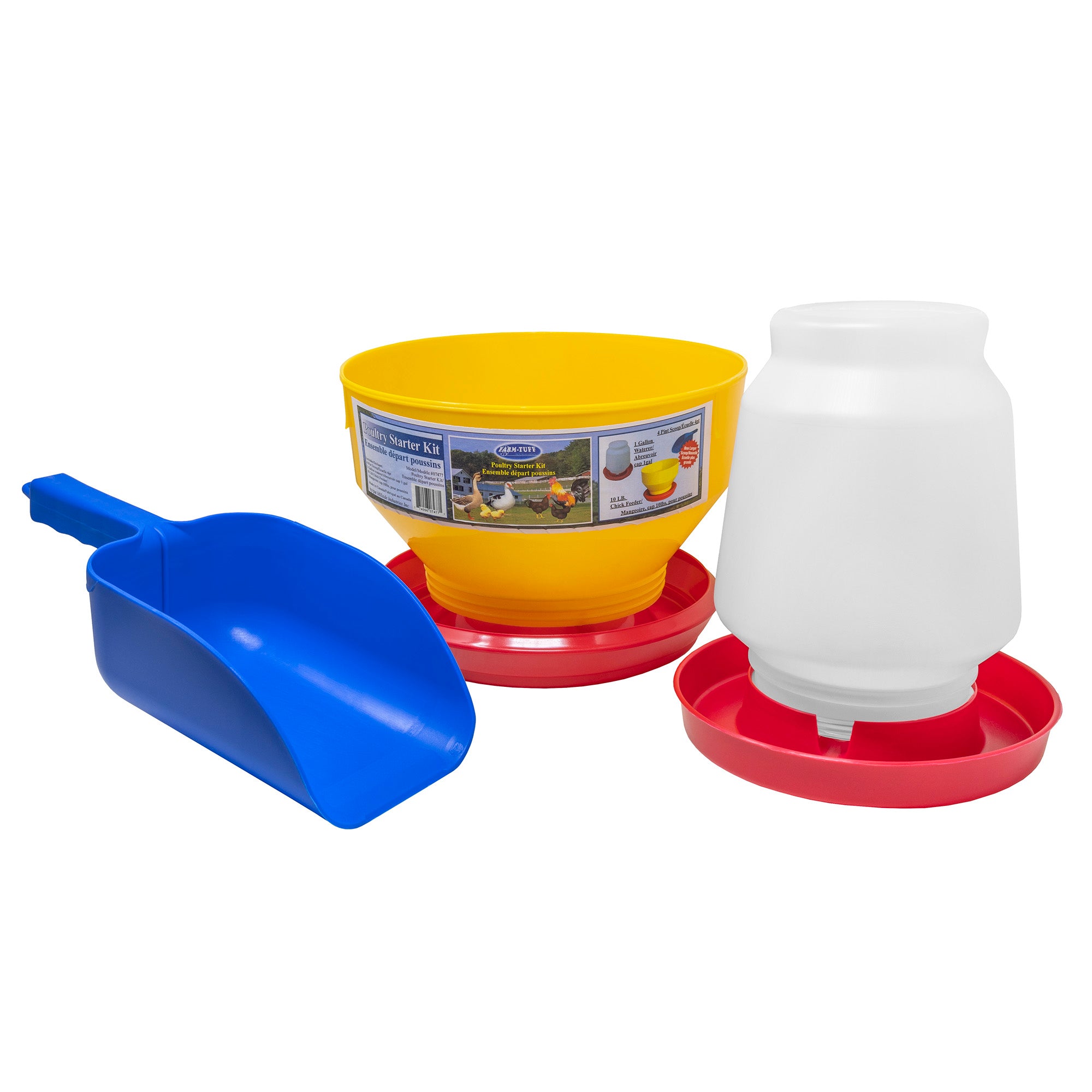 FARM-TUFF Durable Poultry and Game Bird All In One Three Piece Starter