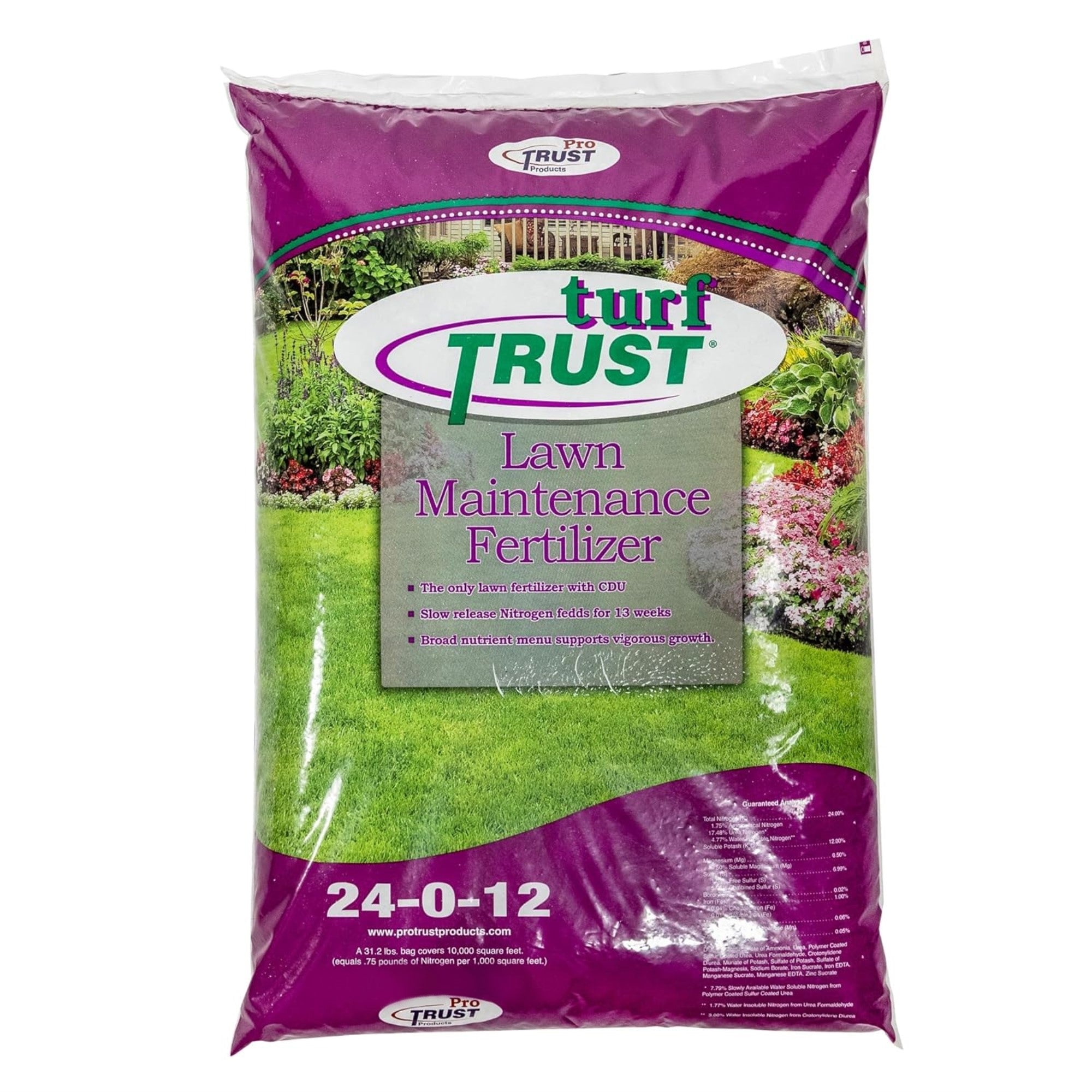 Turf Trust 24-0-12 Professional Lawn Maintenance Fertilizer