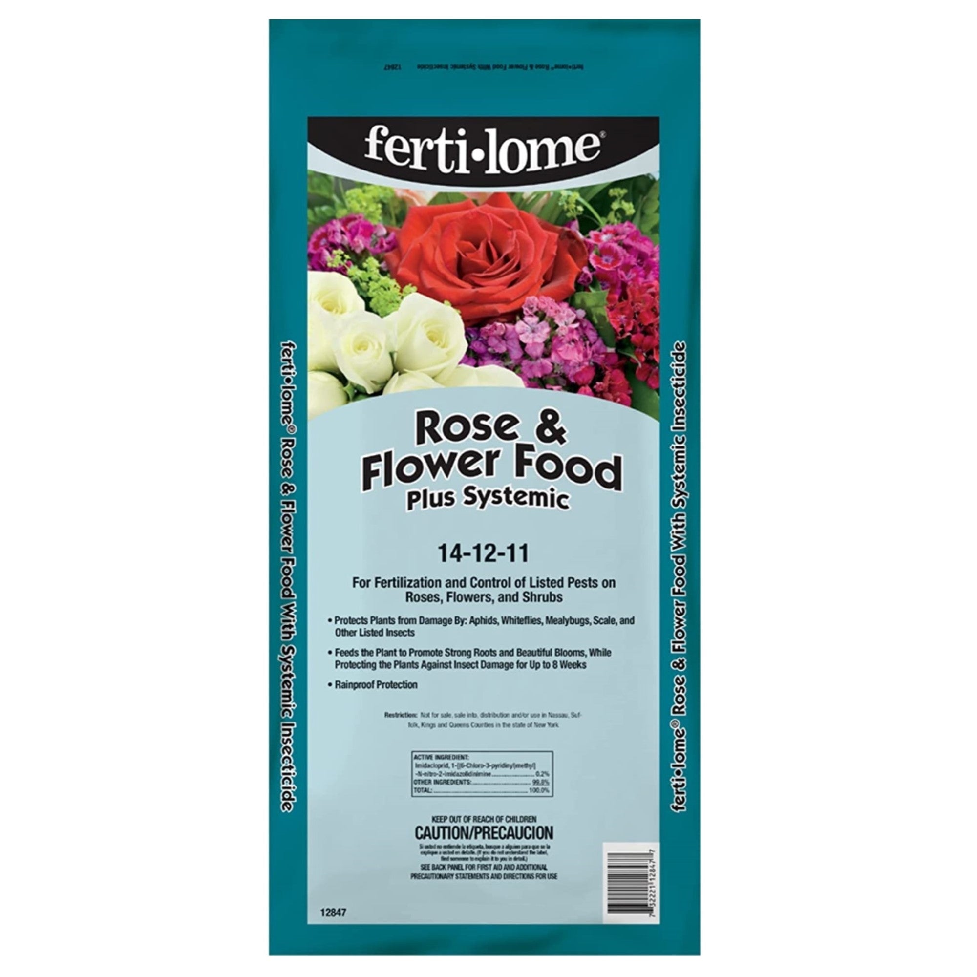 Fertilome Rose & Flower Food Plus Systemic 14-12-11 Fertilizer