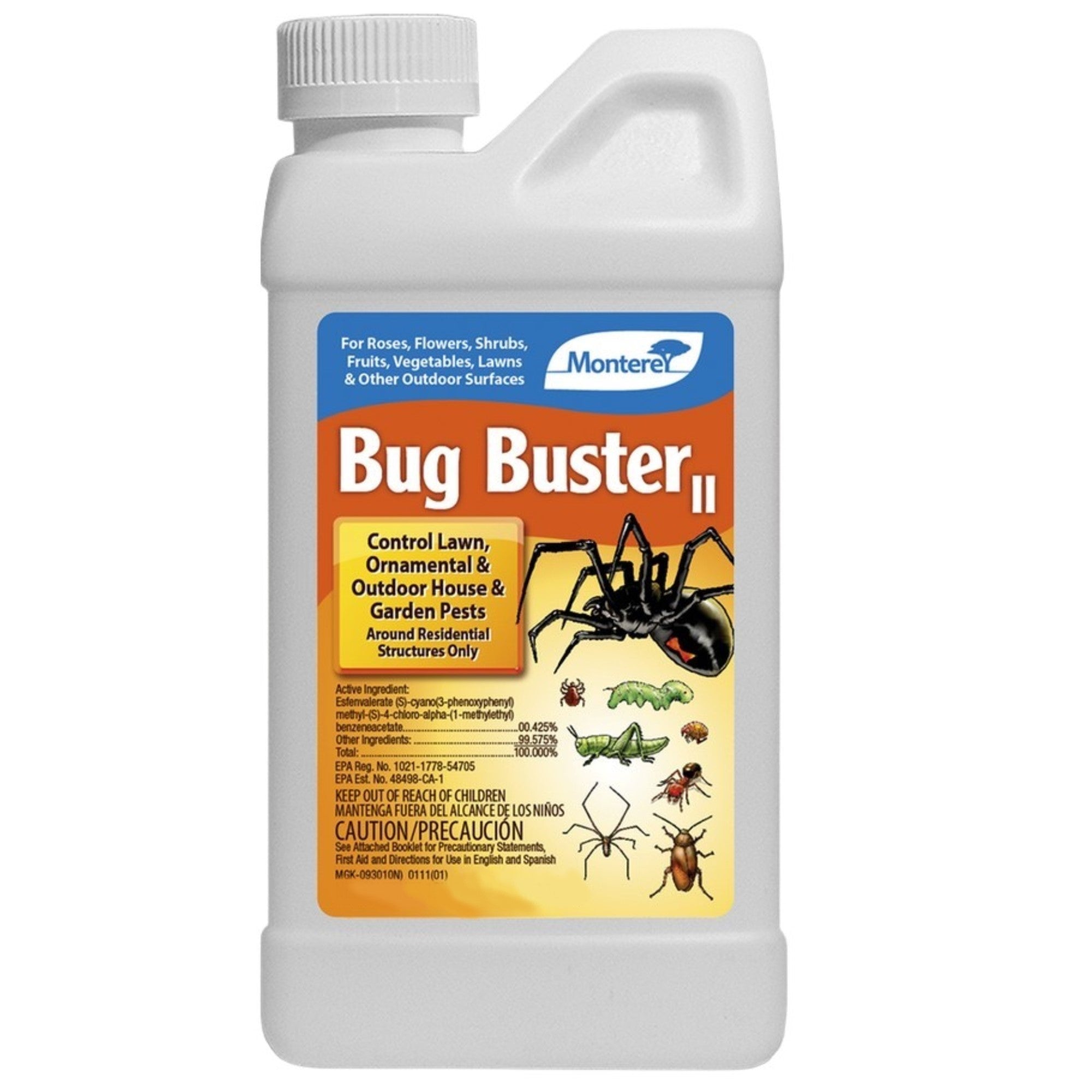 Monterey Bug Buster II Insecticide for Outdoor Use, Concentrate
