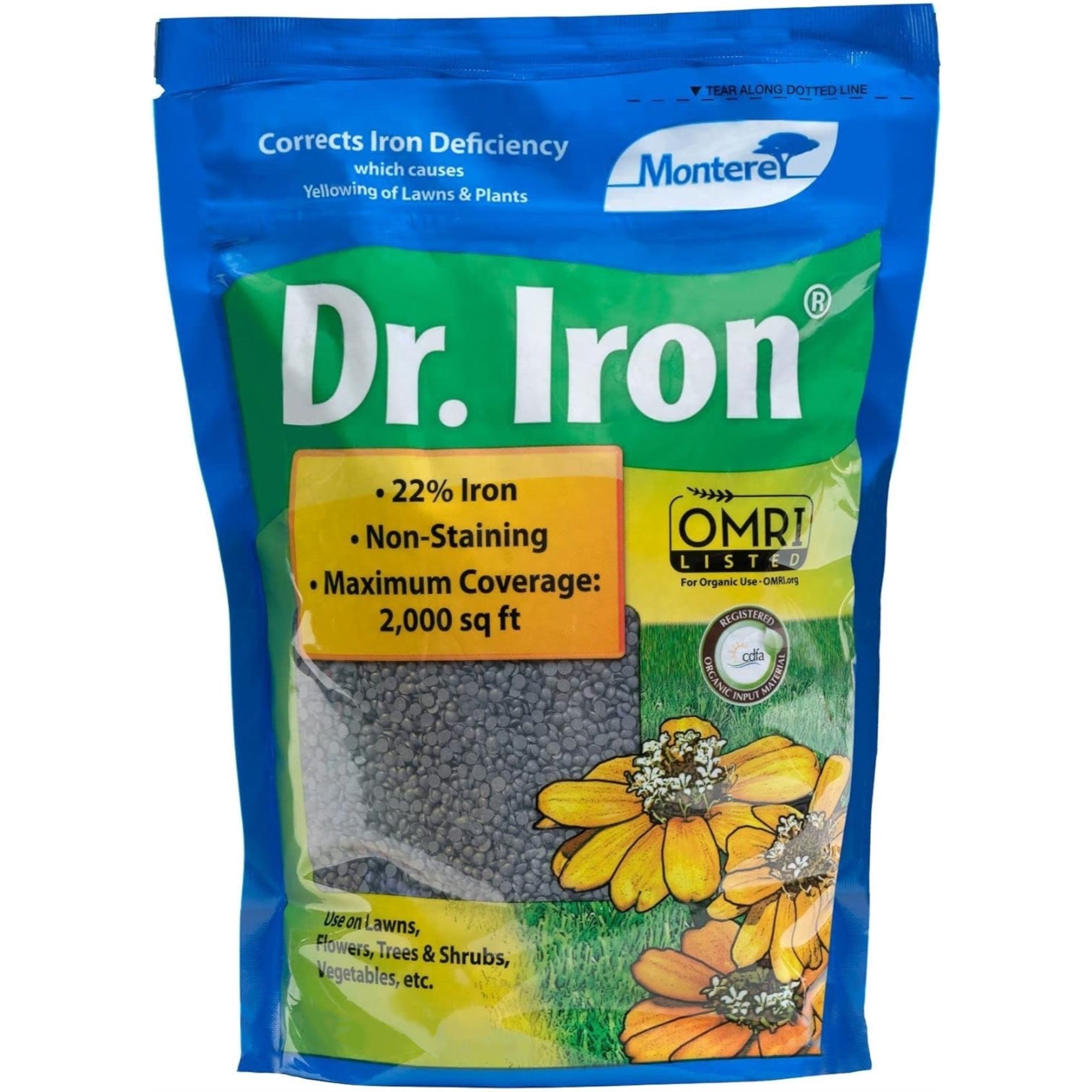 Monterey Dr. Iron Acidifier, Iron and Elemental Sulfur Acidic Fertiliz