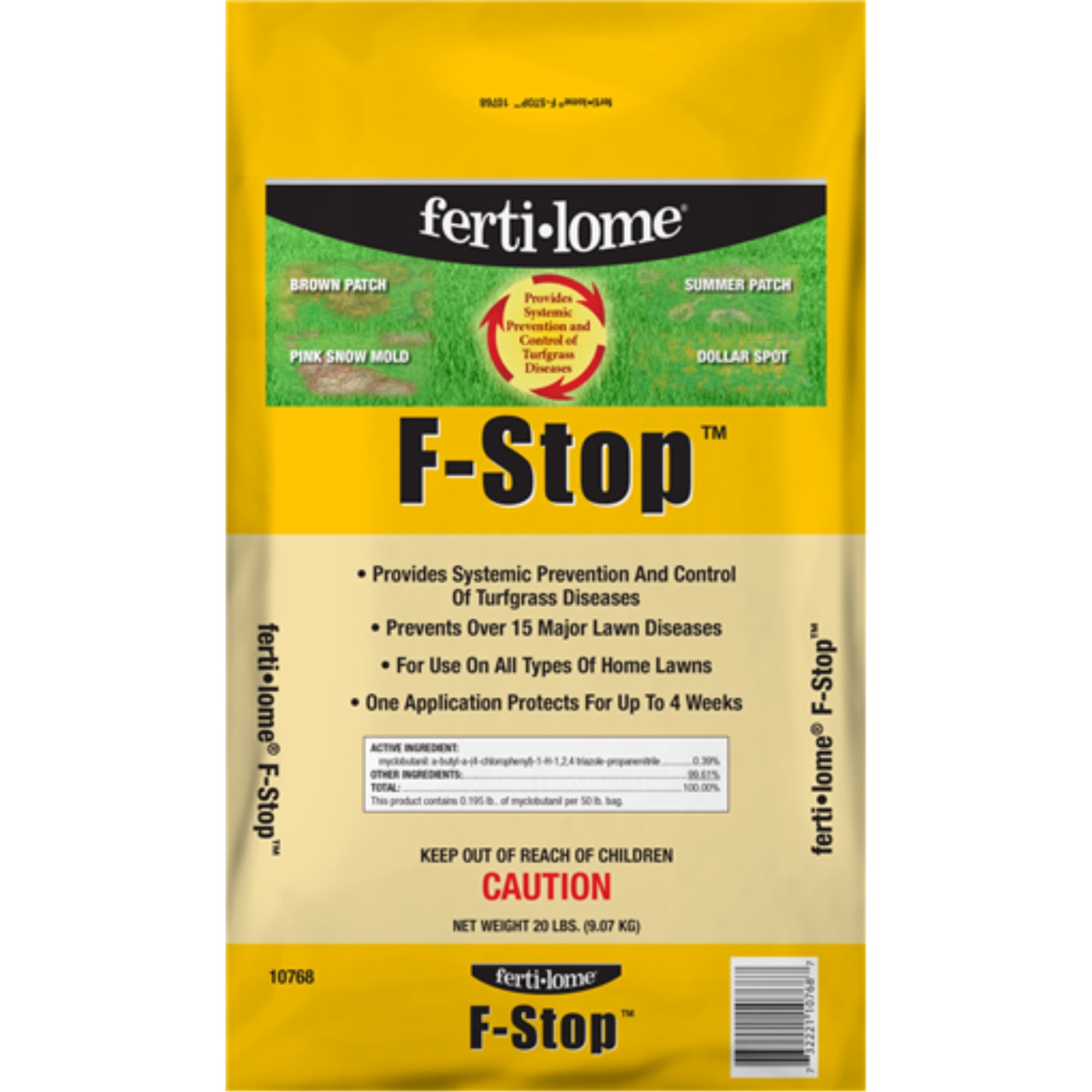 Fertilome F-Stop Turfgrass Fungicide Granules, 20lbs
