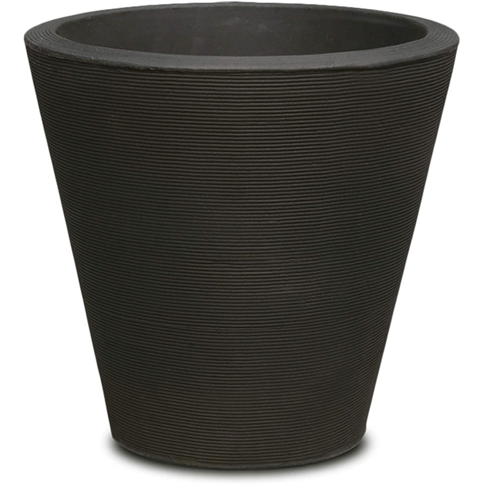Crescent Garden Polyethylene Madison Planter, Double-Walled Plant Pot