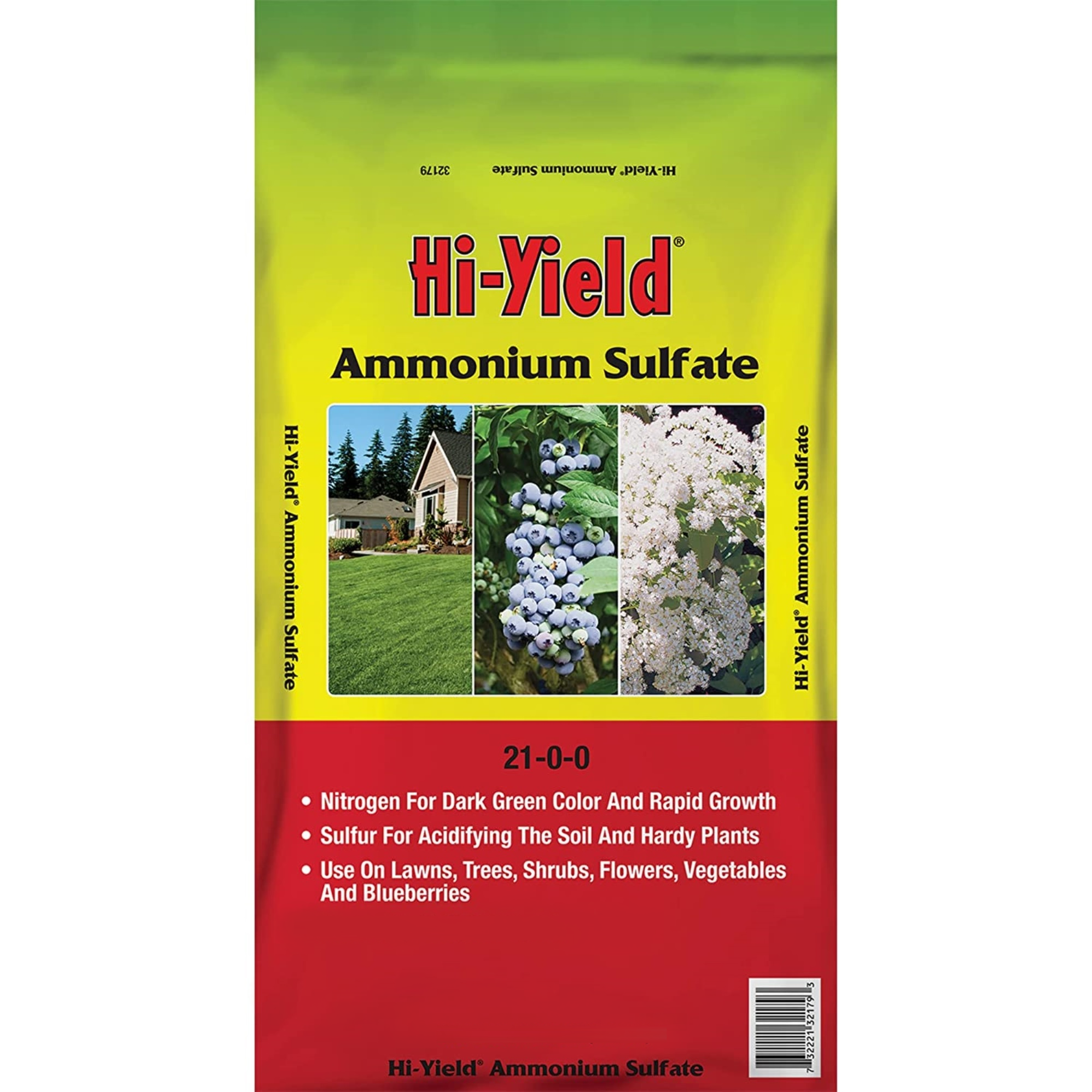 Hi-Yield Ammonium Sulfate Lawn and Garden Plant Food, Granules