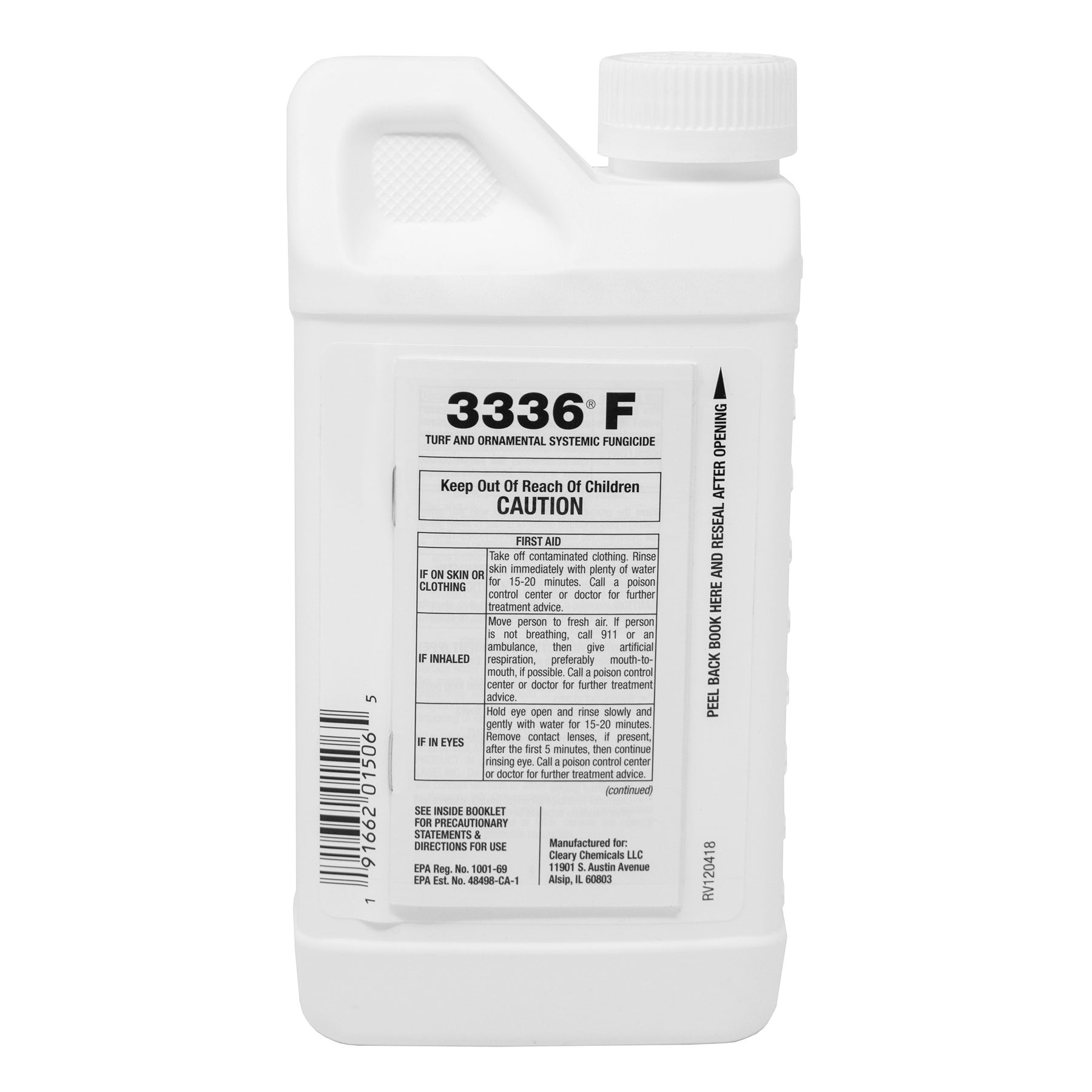Nufarm Broad Spectrum Systemic Fungicide 3336F for Gardens and Turf, 1