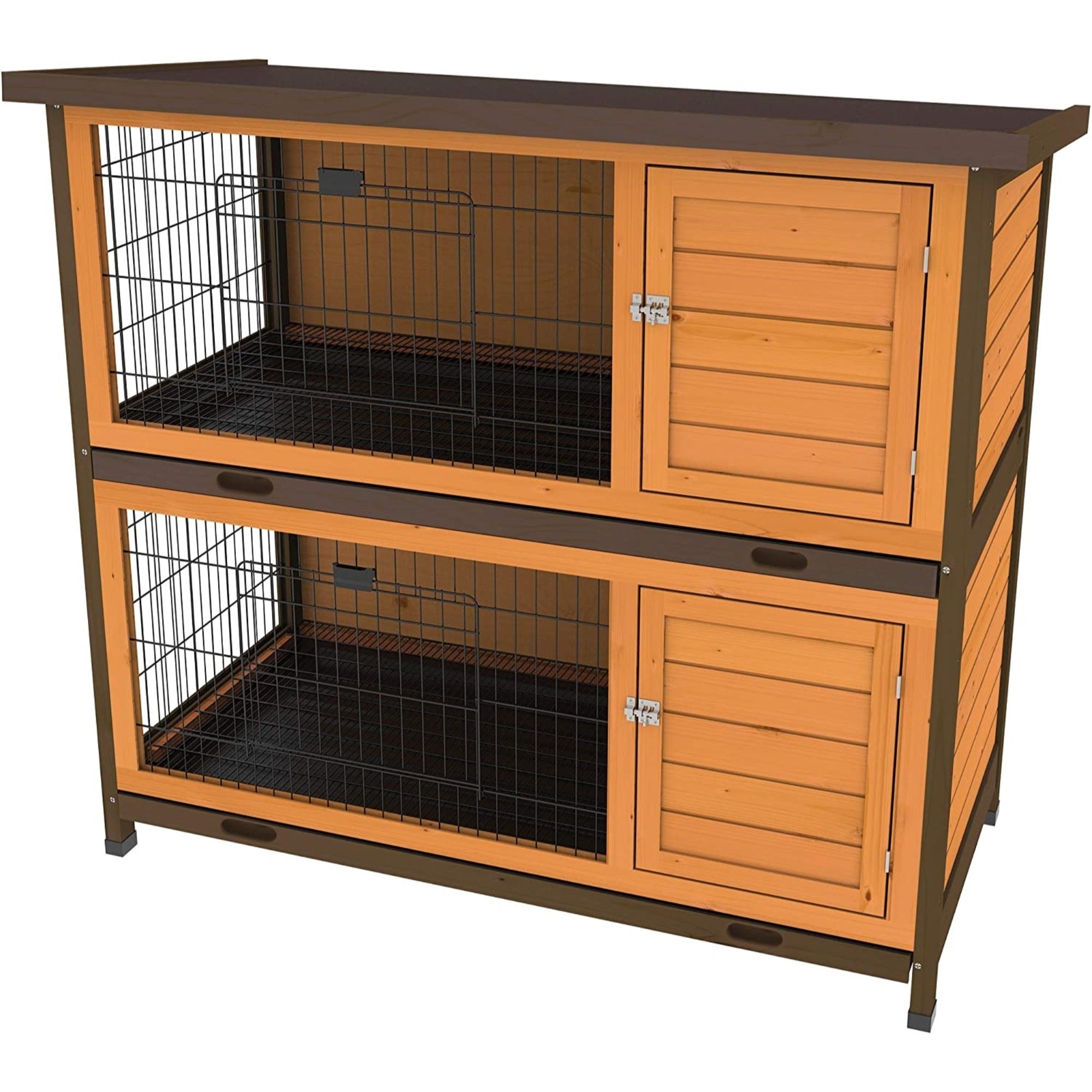 Ware Manufacturing Premium Plus Double Decker Hutch for Rabbits and Sm